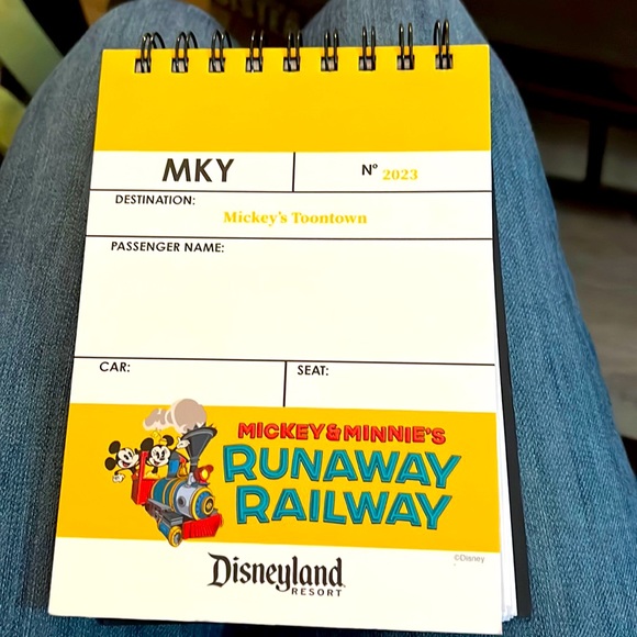 Disney | Office | Mickey And Minnie Run Railroad Disney Notepad | Poshmark